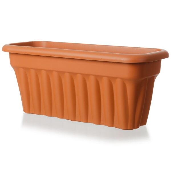Terracotta Vista 60Cm Rectangular Trough+Tray - JB Saeed Home & Hardware