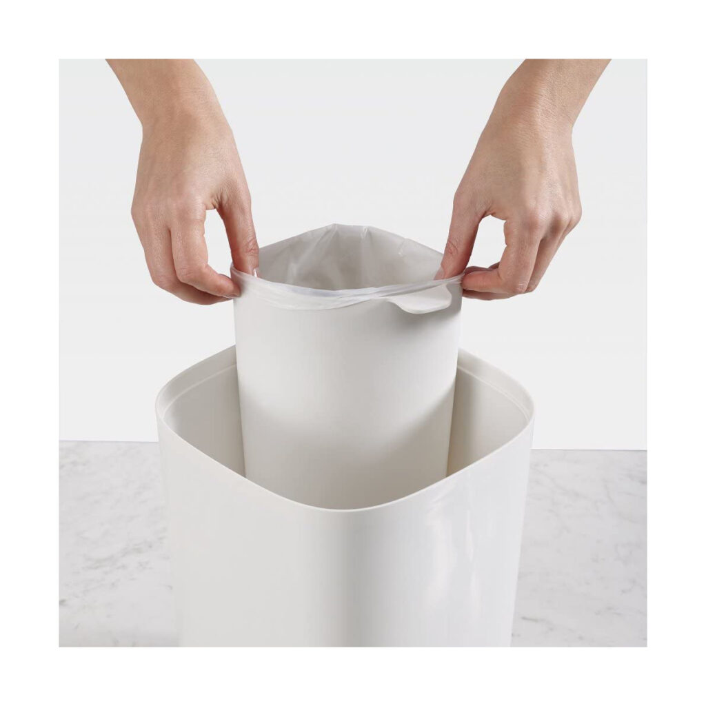 Buy Waste Separation Bin Blue Split Bathroom | JBSaeed Home