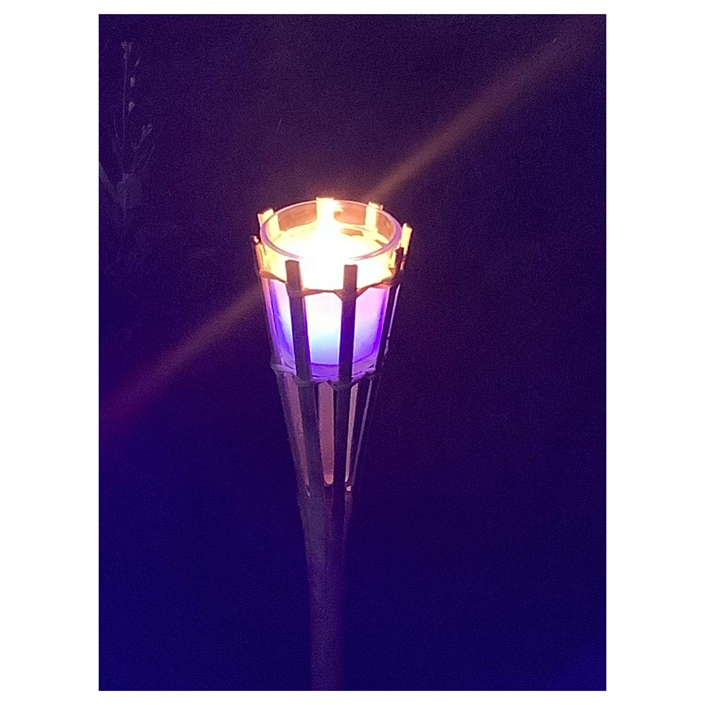 Bamboo Candle Torch Pink 30Cm - JB Saeed Home & Hardware