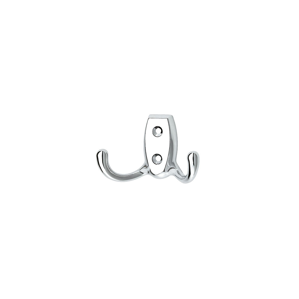 DOUBLE WARDROBE CLOTHES HOOK CHROME – JB Saeed Home & Hardware